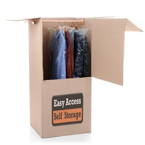 Wardrobe Box with rail - Easy Access Self Storage